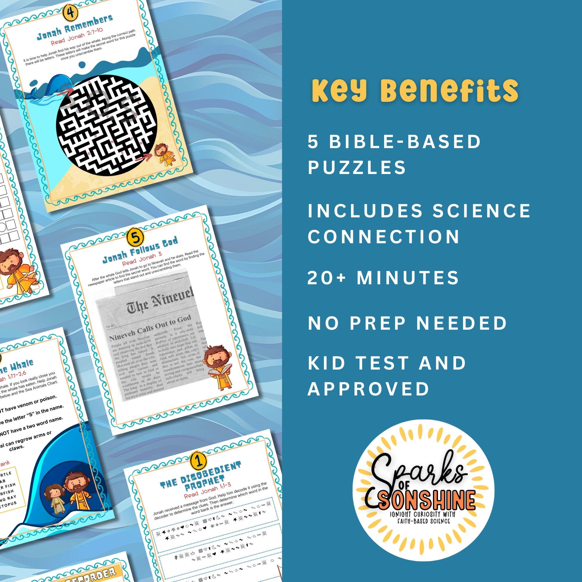 Escape Room Bible Puzzle for Jonah and the Whale Bible Escape Room for ...
