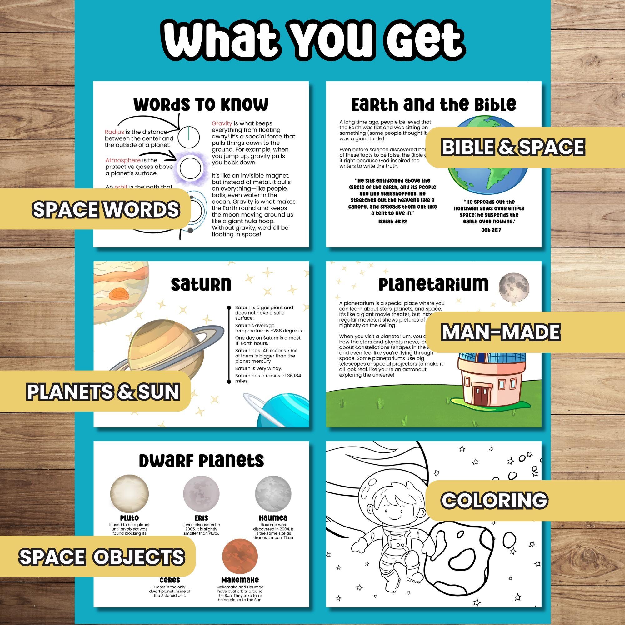 Digital Download Printable Kids Activities Kids Space Coloring Pages ...