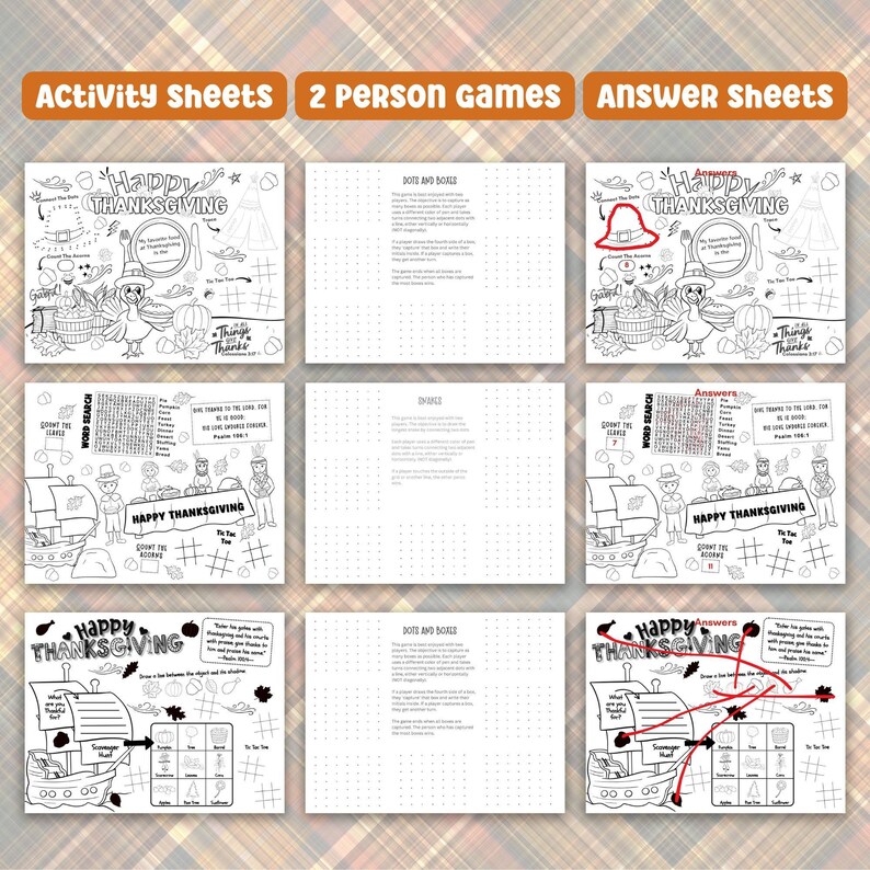 Thanksgiving Bible Printable Christian Activity Sheet Download Digital ...