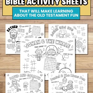 Kid Activities Printable Bible Coloring Page Old Testament Activity ...