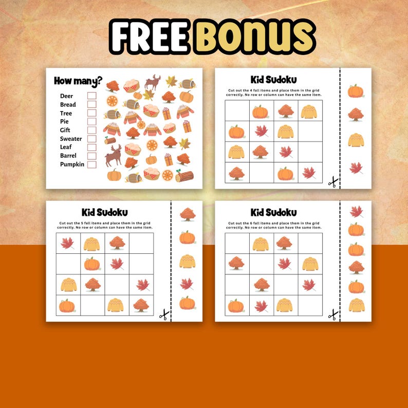 Christian Activity Pack Bible Verse Puzzle Page Fall Lesson on God Love ...