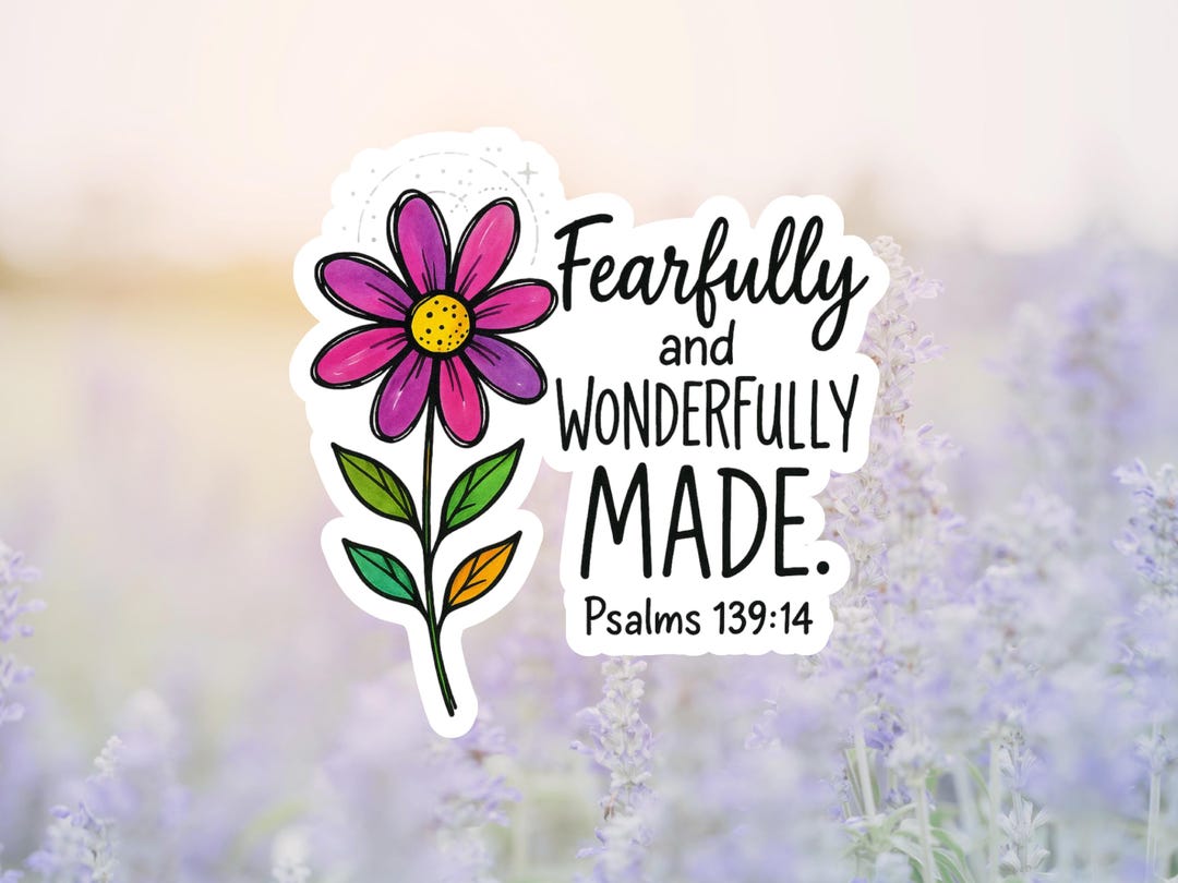 Fearfully and Wonderfully Made Psalms 139:14 - Etsy