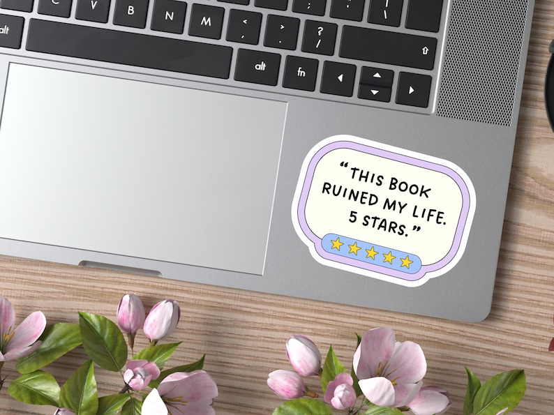 This Book Ruined My Life 5 Stars Sticker - Etsy