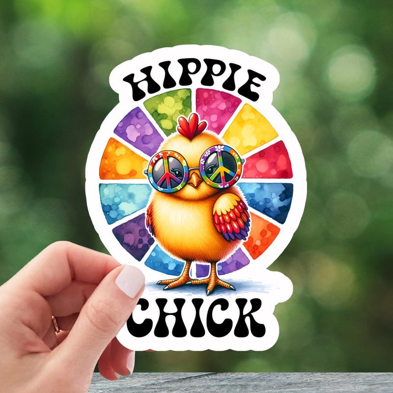 Hippie Stickers - Etsy