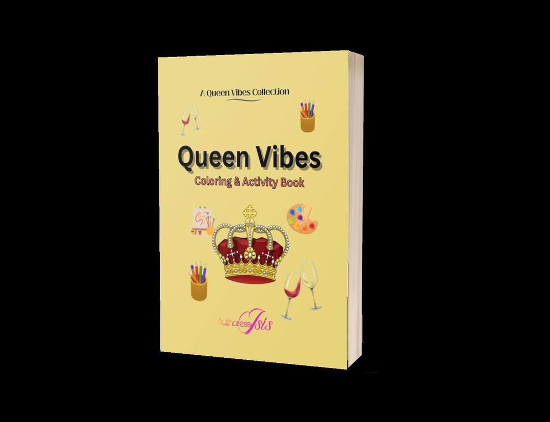 Queen Vibes Coloring & Activity Book - Etsy