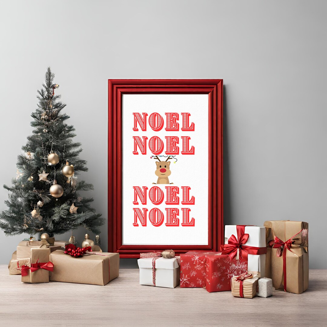 Rudolph and Friends Christmas Printable Fun Reindeer Decor, Instant ...