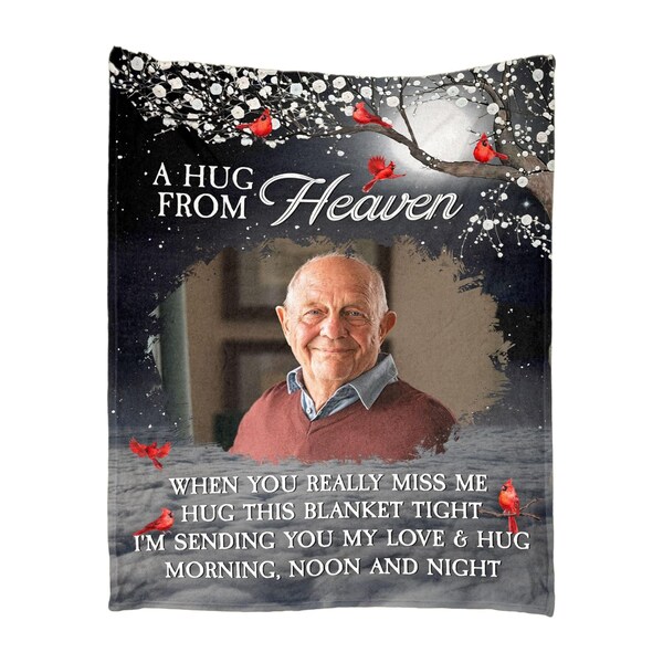 Personalized Hugs From Heaven Blanket - Etsy Australia