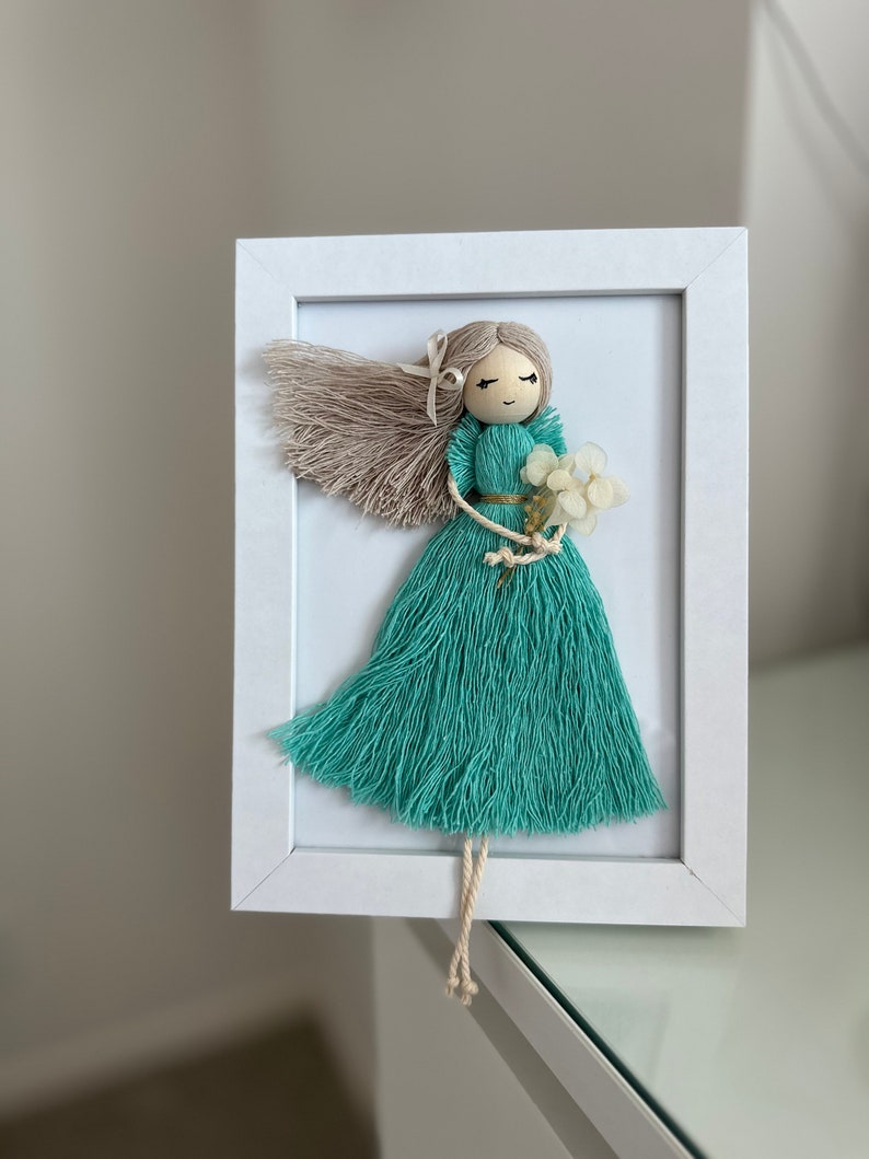 Macrame Doll in Frame - Etsy