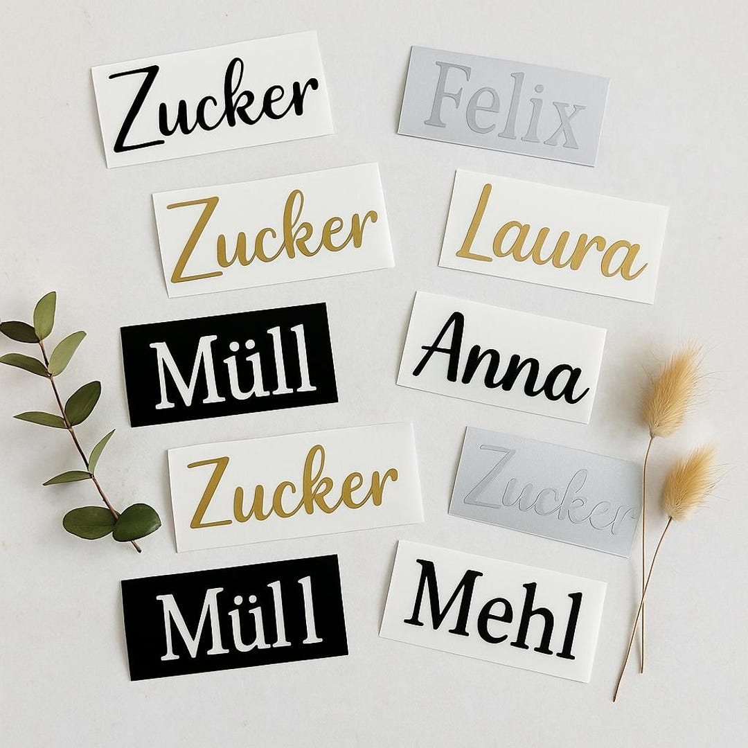 Vinyl Stickers – Personalized Stickers and Labels – Individual Stickers ...