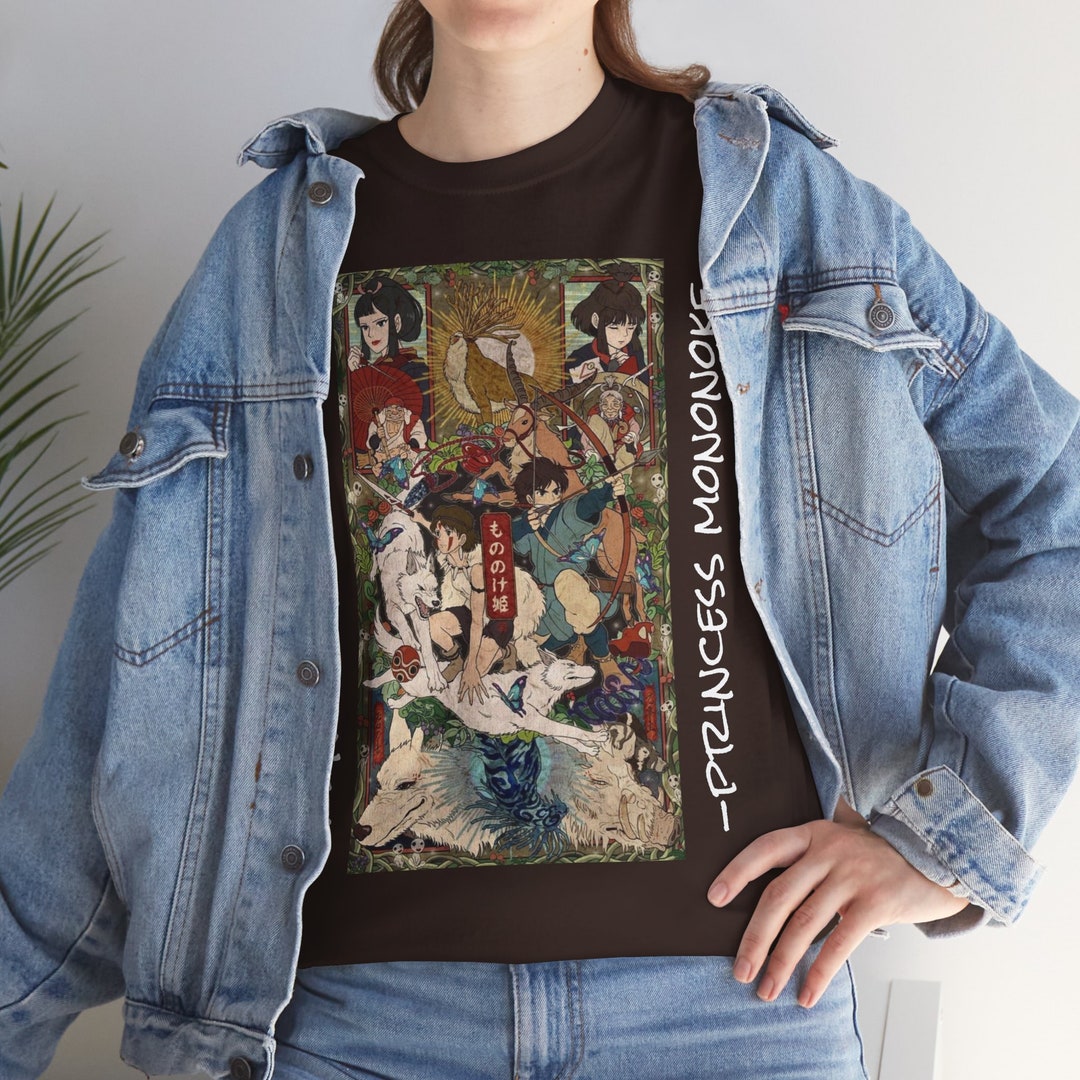 Vintage Princess Mononoke Design Unisex Cotton Tee - Etsy