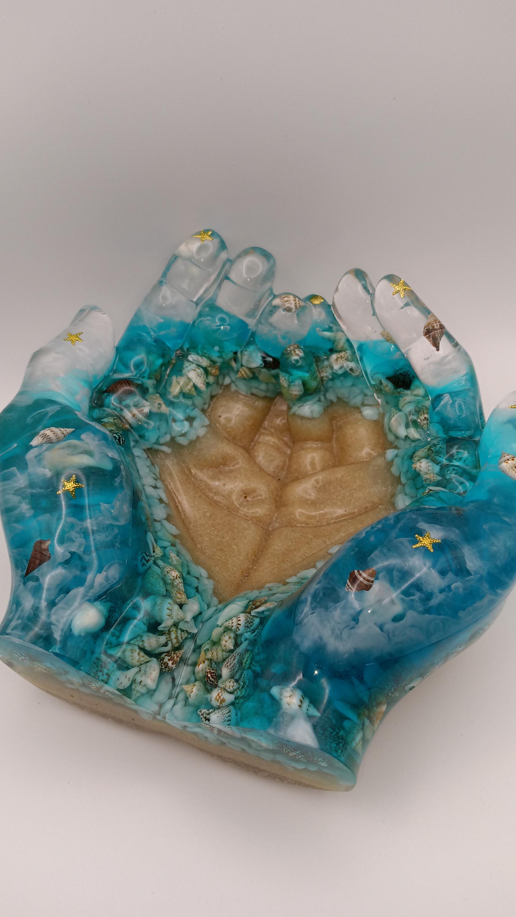 Ocean Hands Dish - Etsy