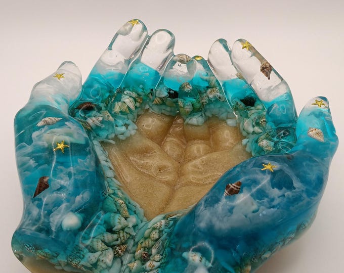 Ocean Hands Dish - Etsy