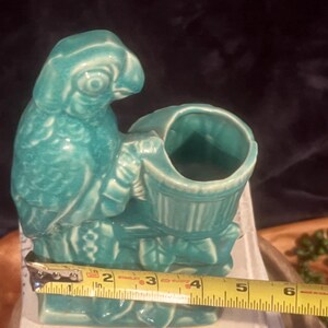 Vintage Nelson Mccoy Parrot Planter; Ceramic Bird Planter; Succulent ...