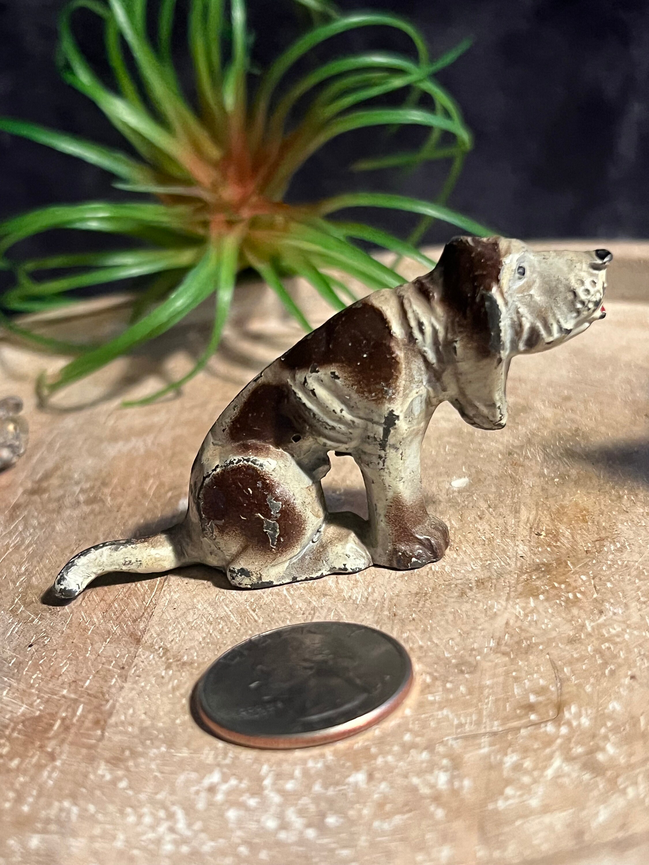 Antique Super Cute Micro & Mini Metal, Bronze or Lead Animal Figurines ...