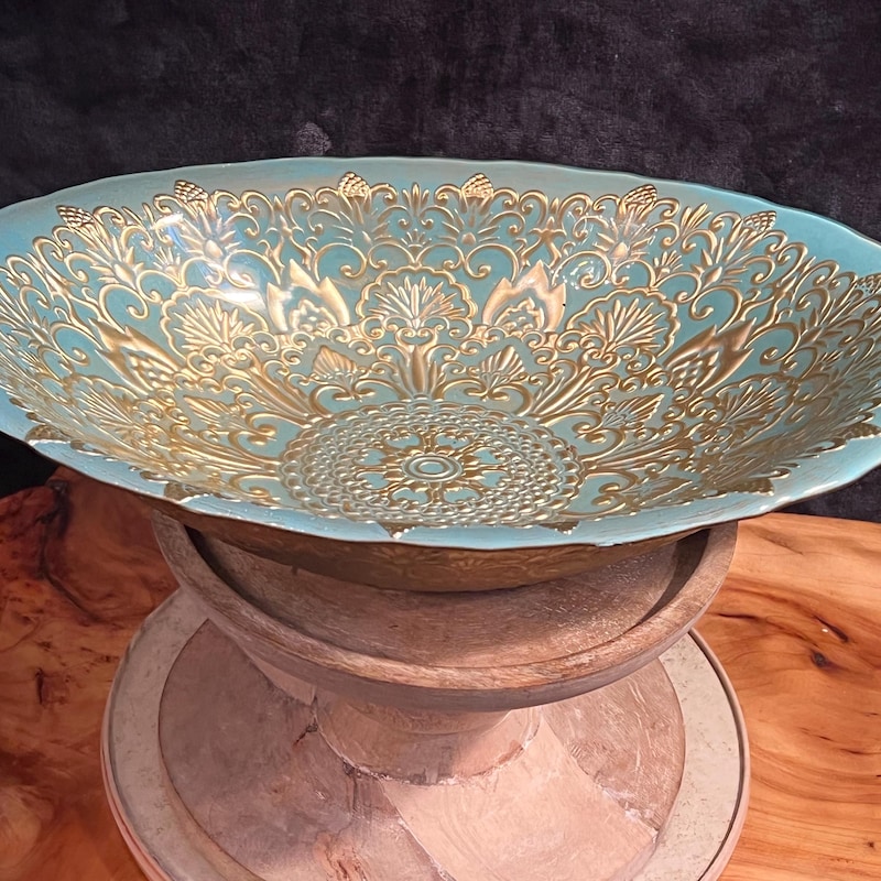 Gold Bowl - Etsy