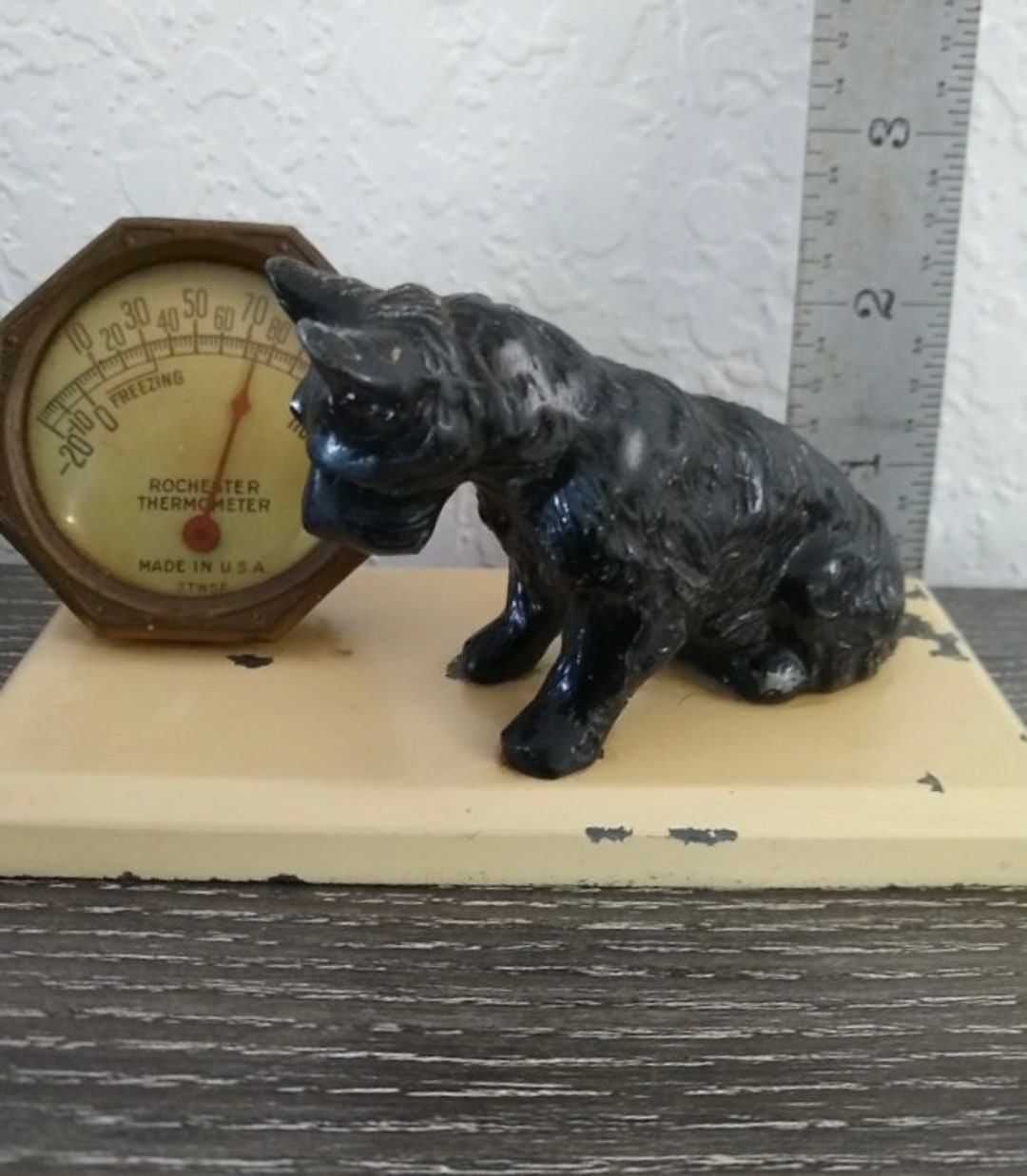 Antique 1920s-30s Metal Art Deco Rochester Health Thermometer - Etsy