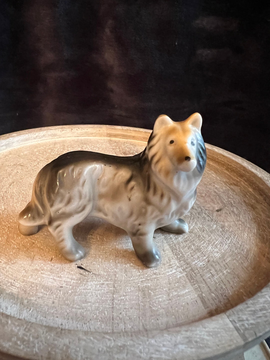 Vintage Japanese Ceramic Collie - Etsy
