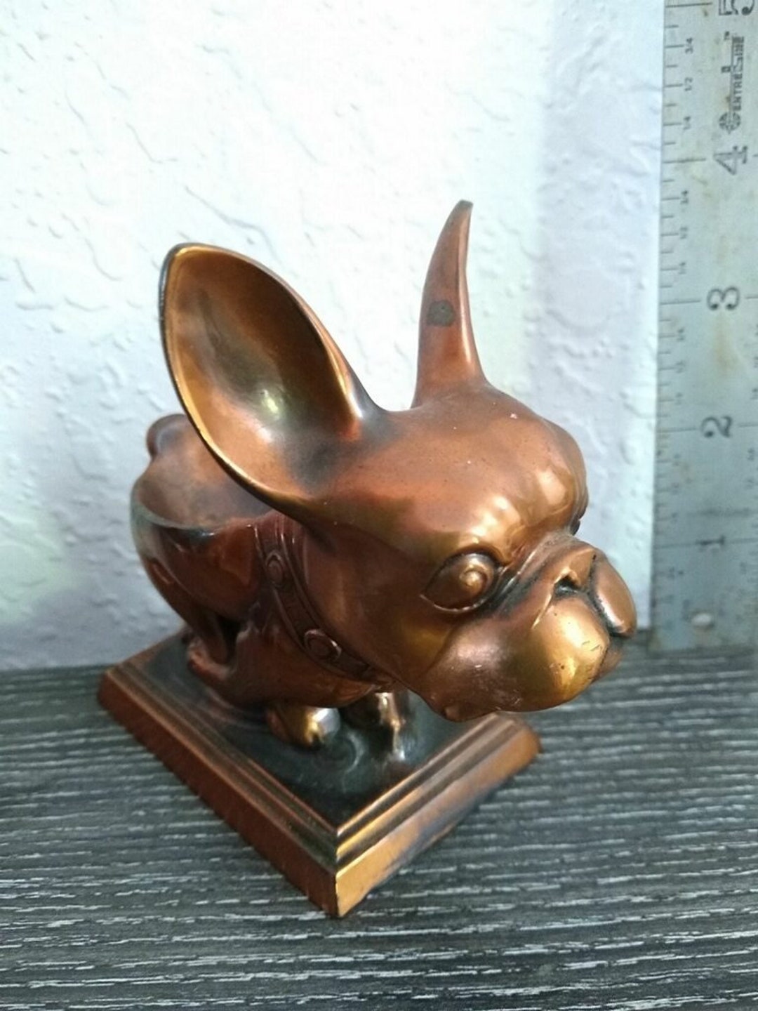 Ronson Copper Bulldog Pipe Stand RARE Find - Etsy