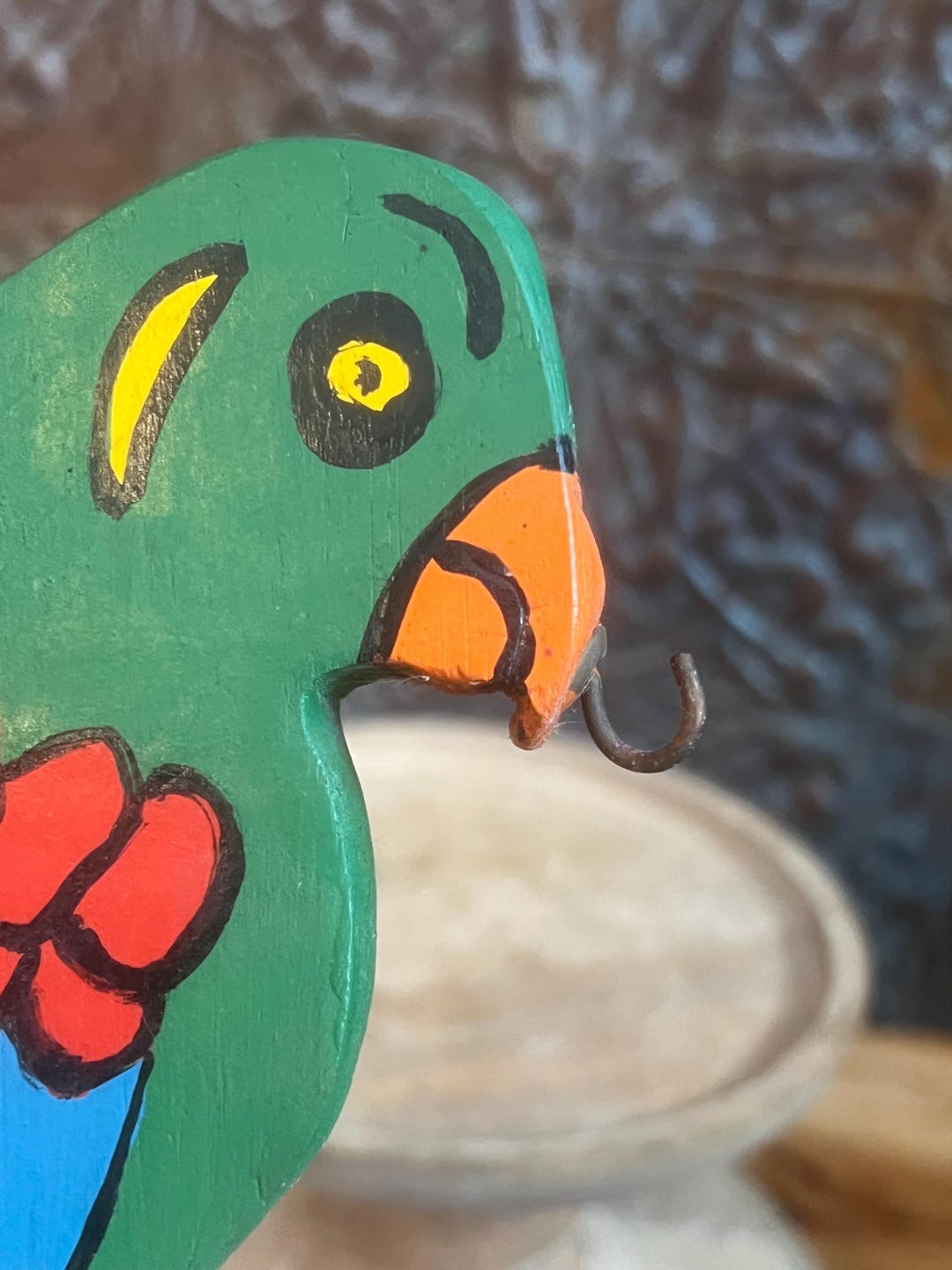 Vintage Folk Art Style Parrot Plant Hanger; Bohemian Bird Decor - Etsy