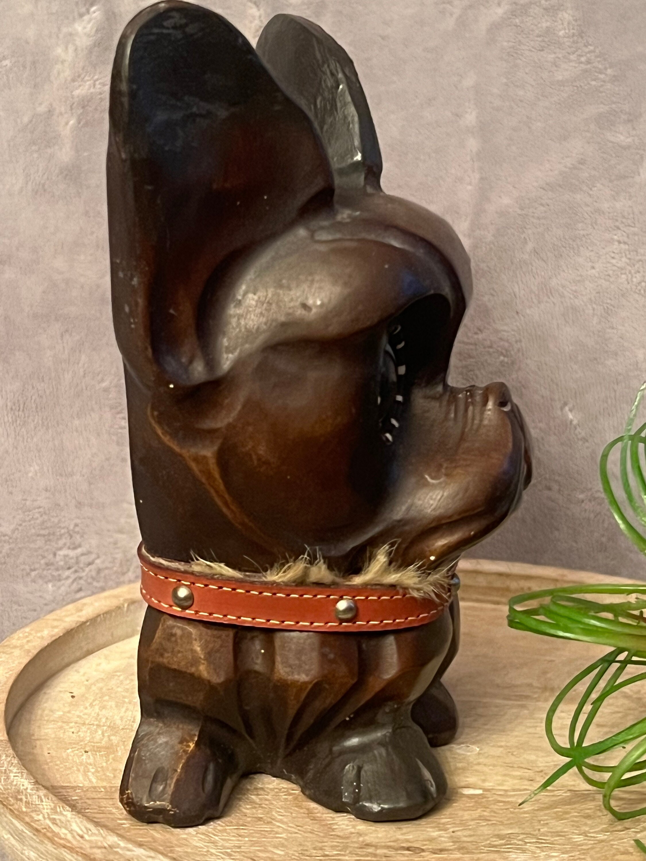 Antique Oswald German Googly Eye Clock French Bulldog; Art Deco; Rare ...