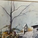 Vintage Rare Millard Wells Signed Watercolor; 9.5” by 12” Framed ...