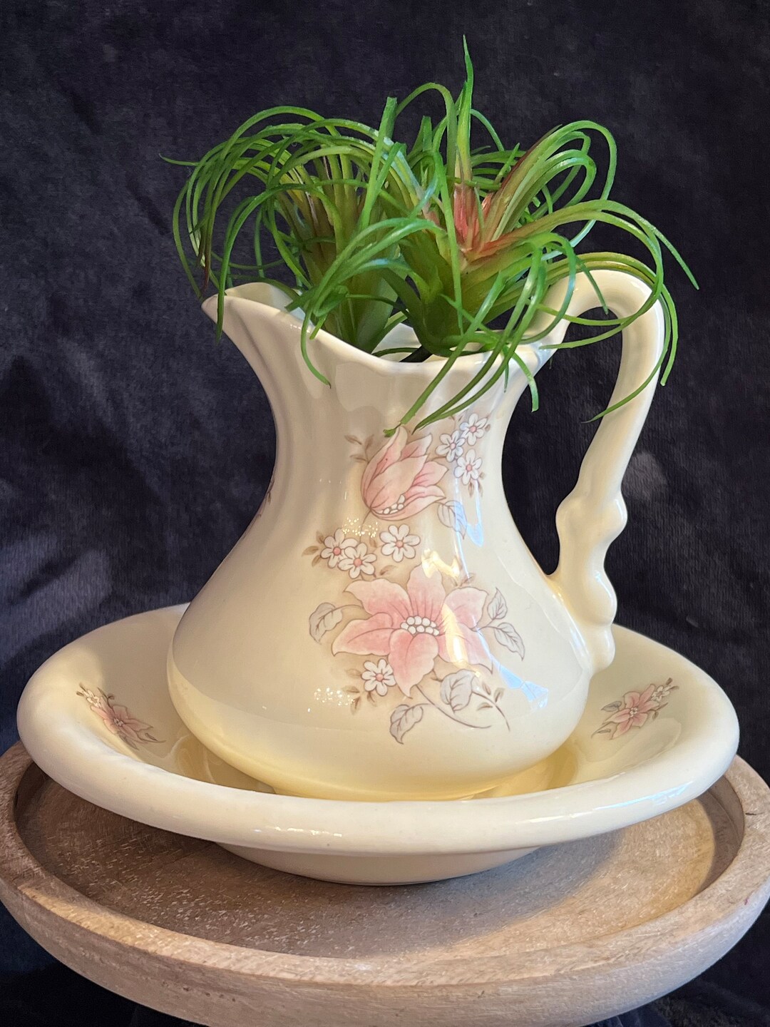 Vintage Athena California VB Small Pitcher & Basin Set; Vintage Vanity ...