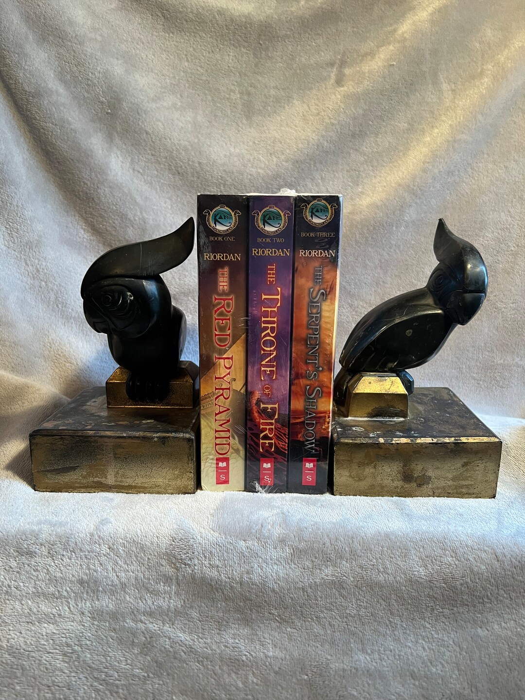 Vintage Art Deco Brass Parrot Bookends; Gorgeous Bird Bookends; Parrot ...