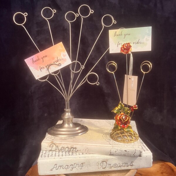 Wire Picture Holder - Etsy