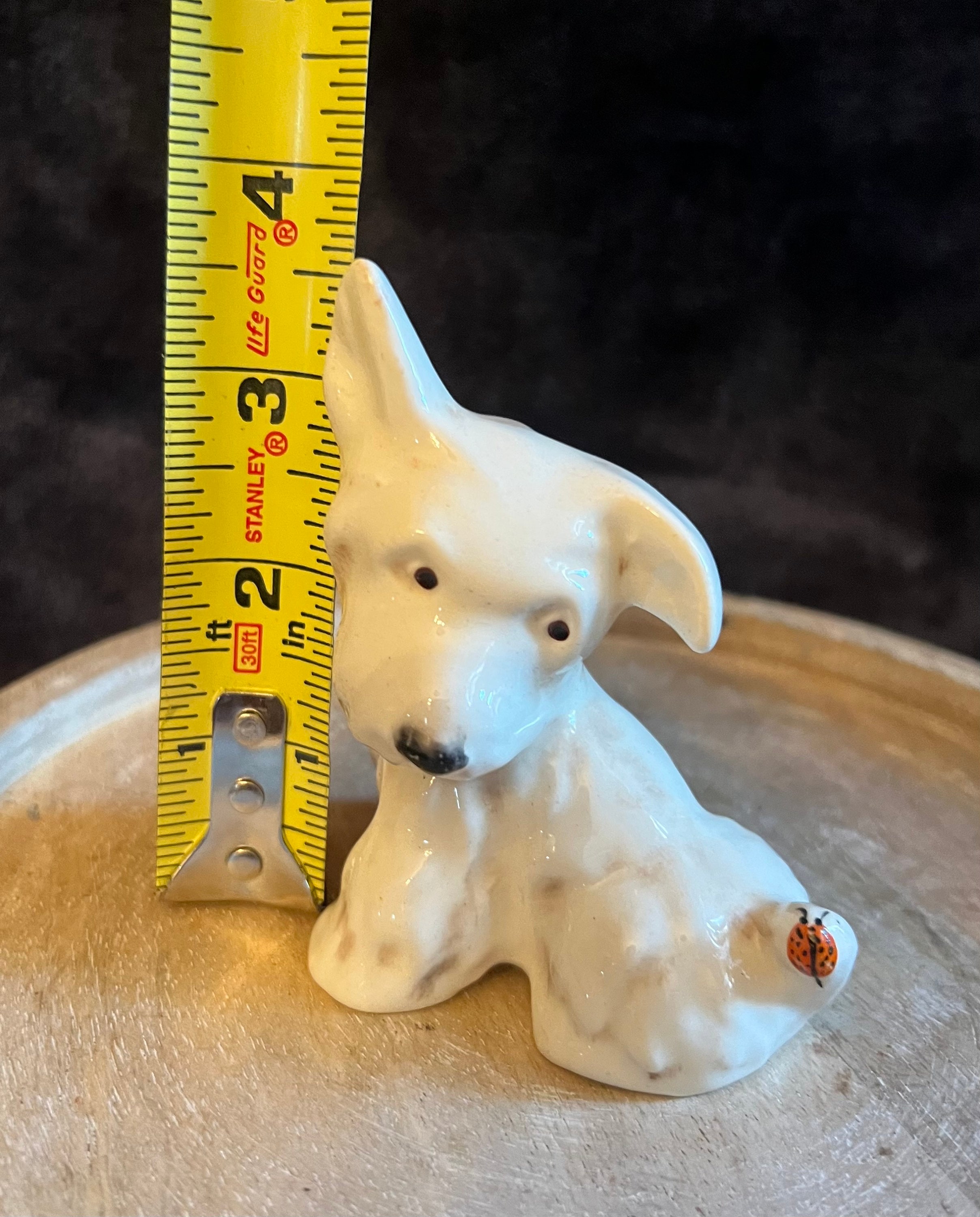 Vintage 1940s Beswick Scottie Dog With Ladybug 3.5 Tall - Etsy