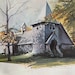 Vintage Rare Millard Wells Signed Watercolor; 9.5” by 12” Framed ...