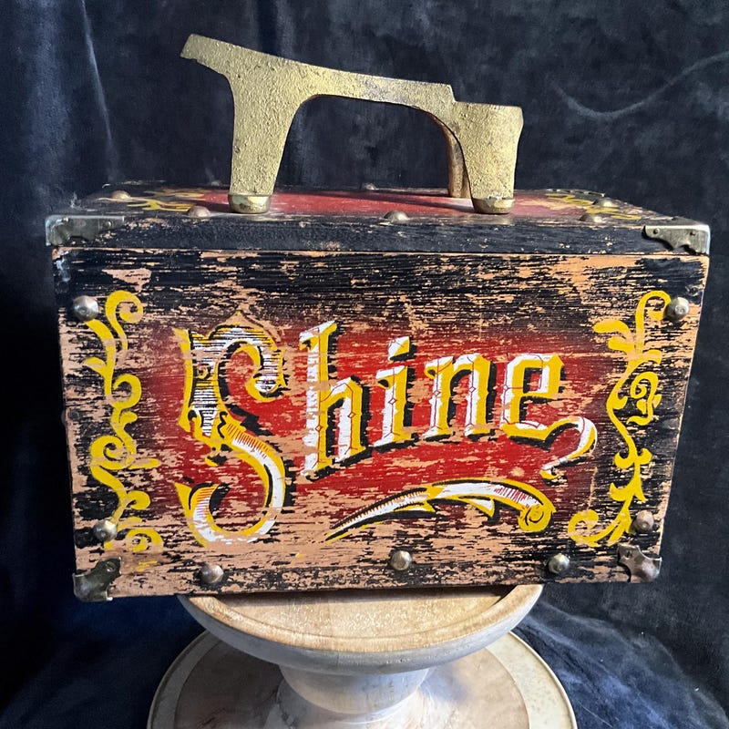 Shoe Shine Box - Etsy