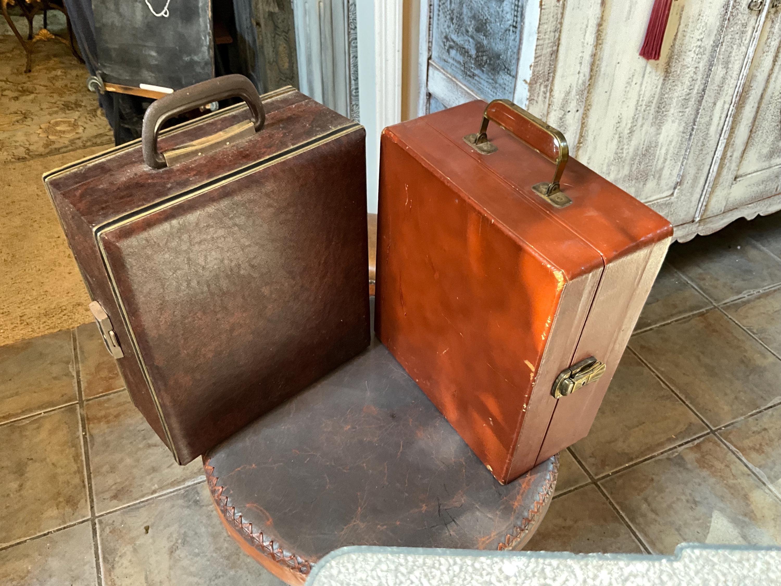Vintage Travel Bar Cases; the Original Trav-l-bar by Ever-wear With Key ...