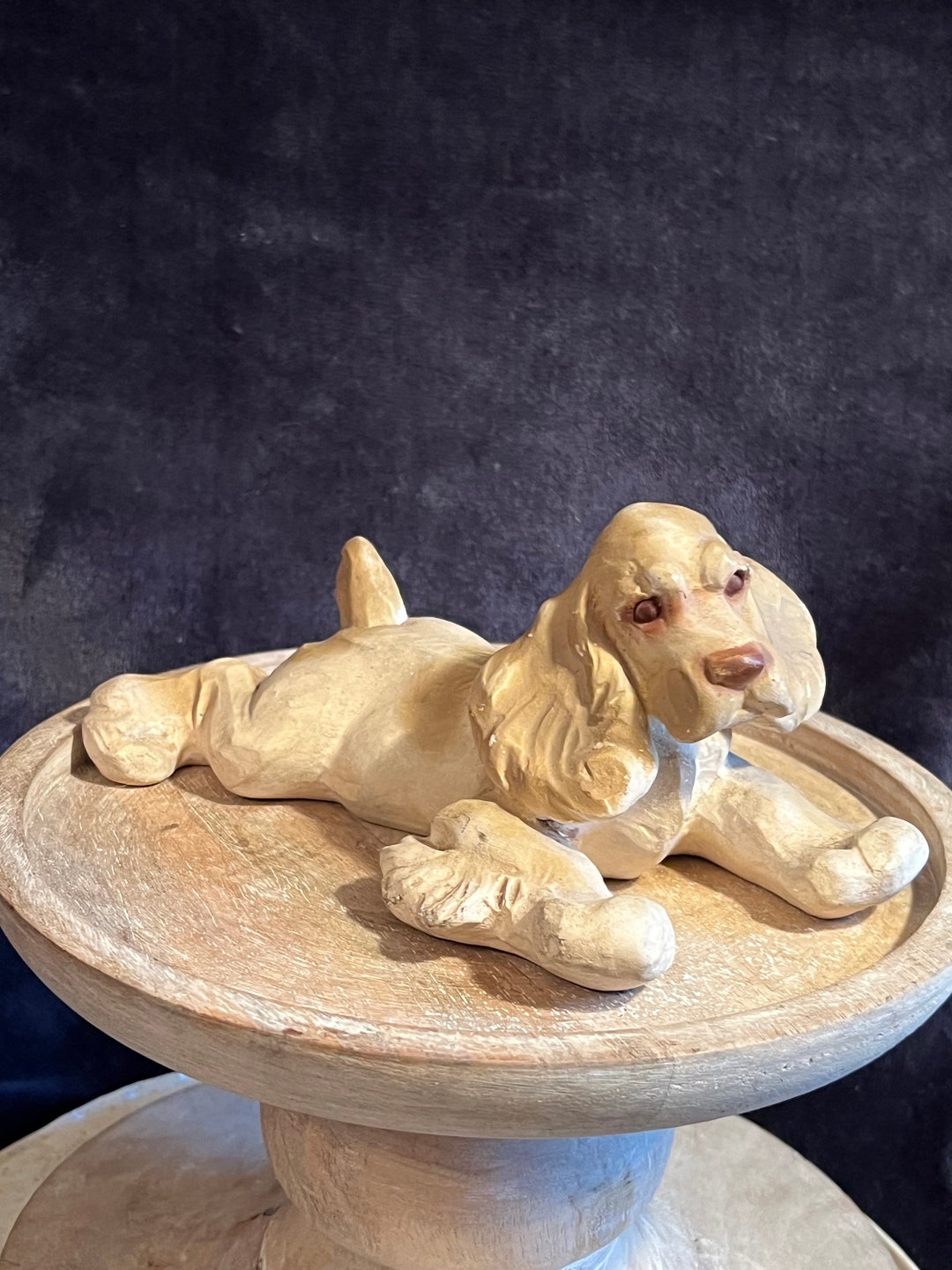 Rare Adorable Vintage 7 Cocker Spaniel Figurine Splayed Legs Unmarked ...