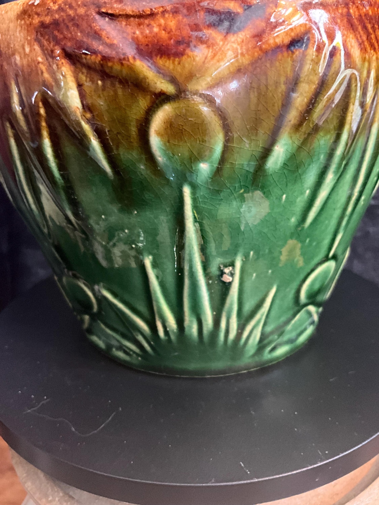 Gorgeous Robinson Ransbottom Art Pottery Jardiniere; Vintage Sun, Moon ...