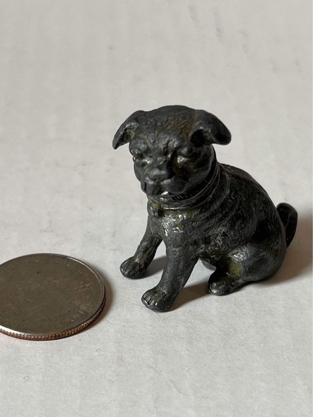 Vintage Pug 2" Dollhouse Mini Dog Figurine -possibly Made by Heyde - Etsy