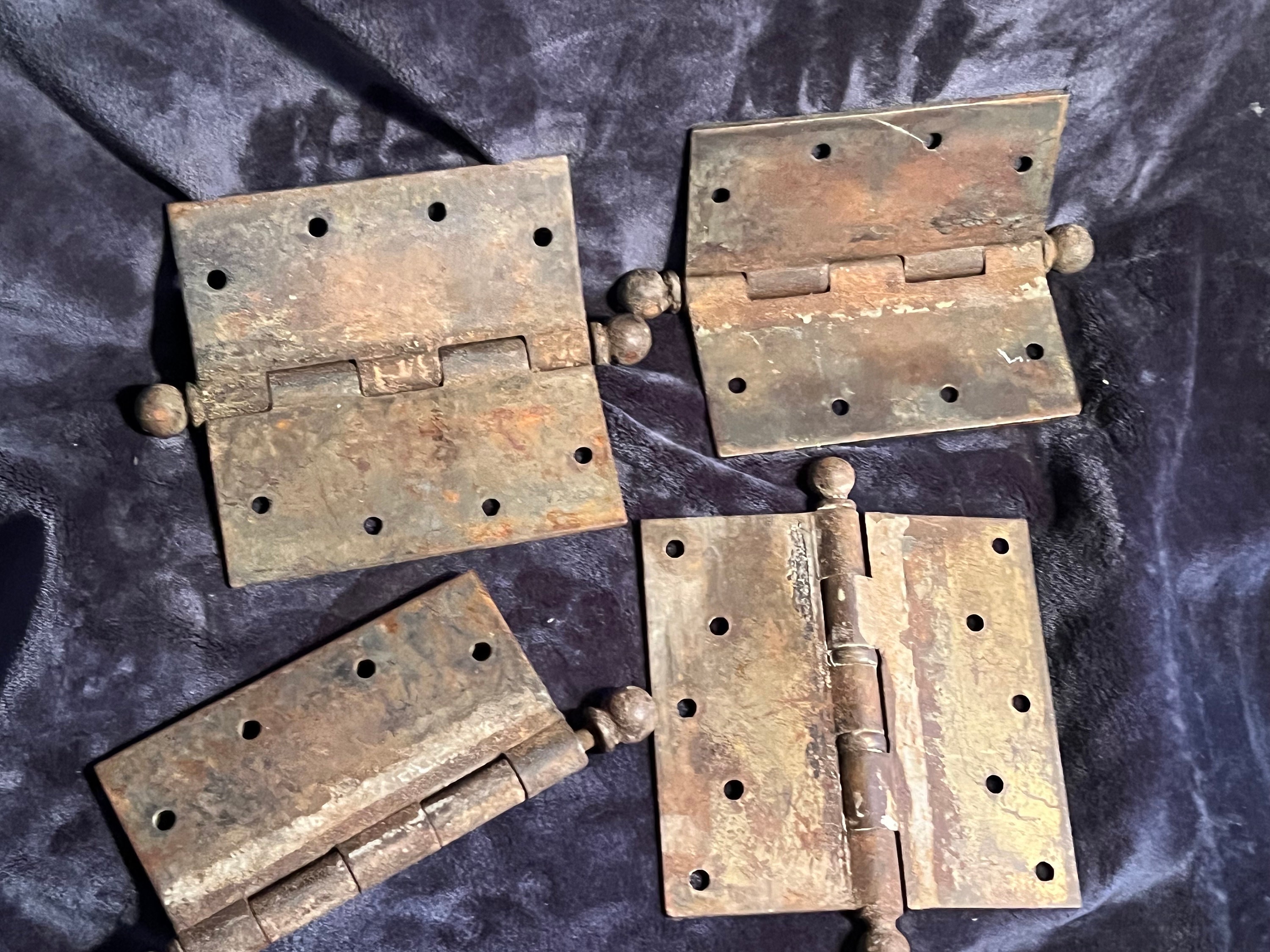 Antique Door Hinges Barn Door Hinges Aged, Rusty Hinges Made in the USA - Etsy