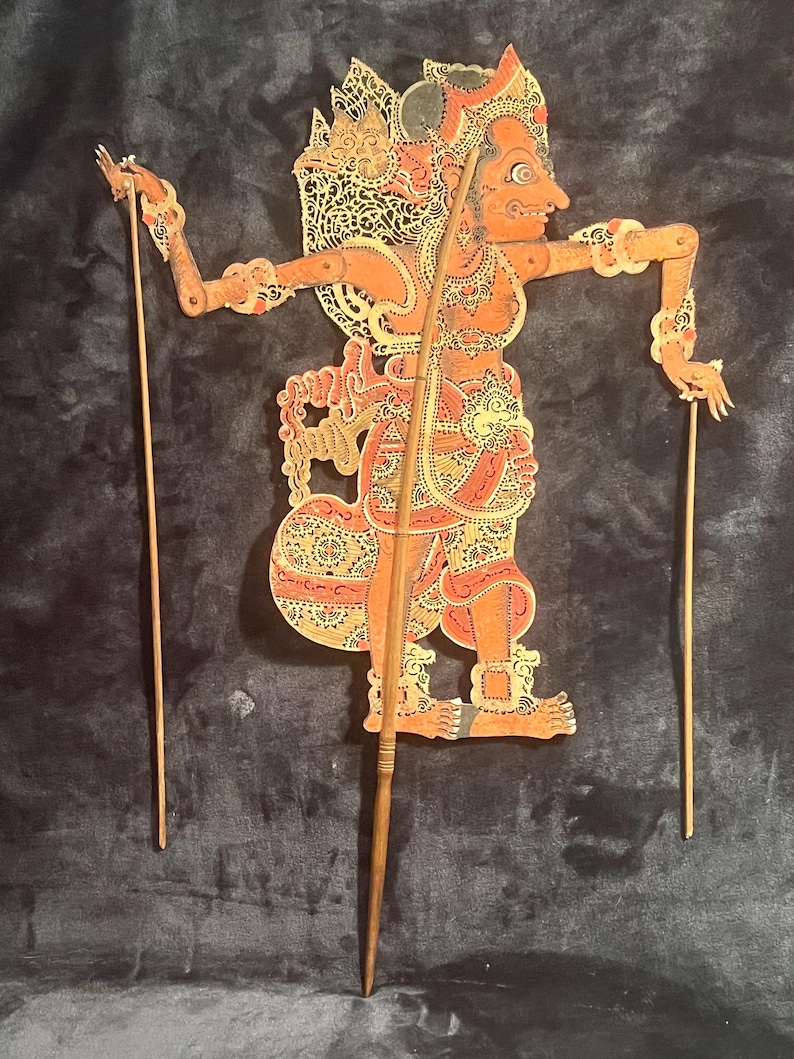 Antique Indonesian Shadow Puppet, Wayang Kulit Ganesha, Balinese Art - Etsy