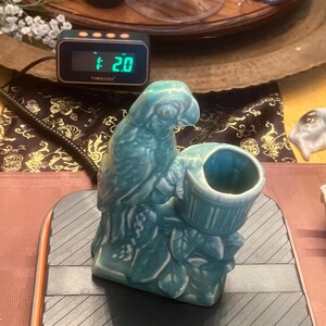Vintage Nelson Mccoy Parrot Planter; Ceramic Bird Planter; Succulent ...