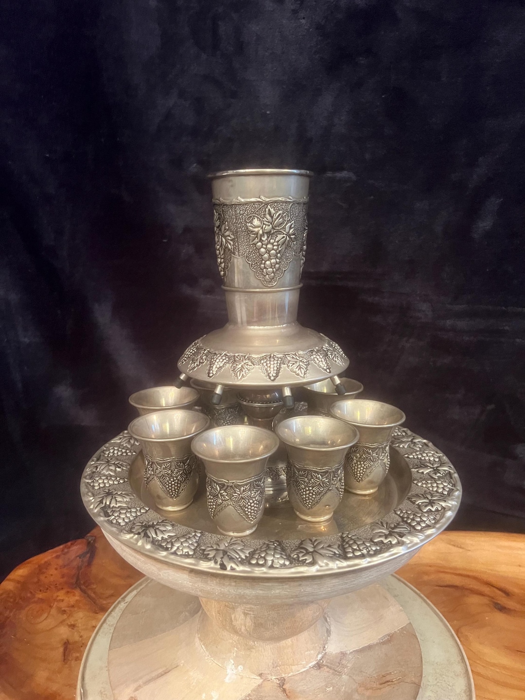Vintage Karshi Originals Kiddush Wine Fountain; Shabbat Wine Fountain ...