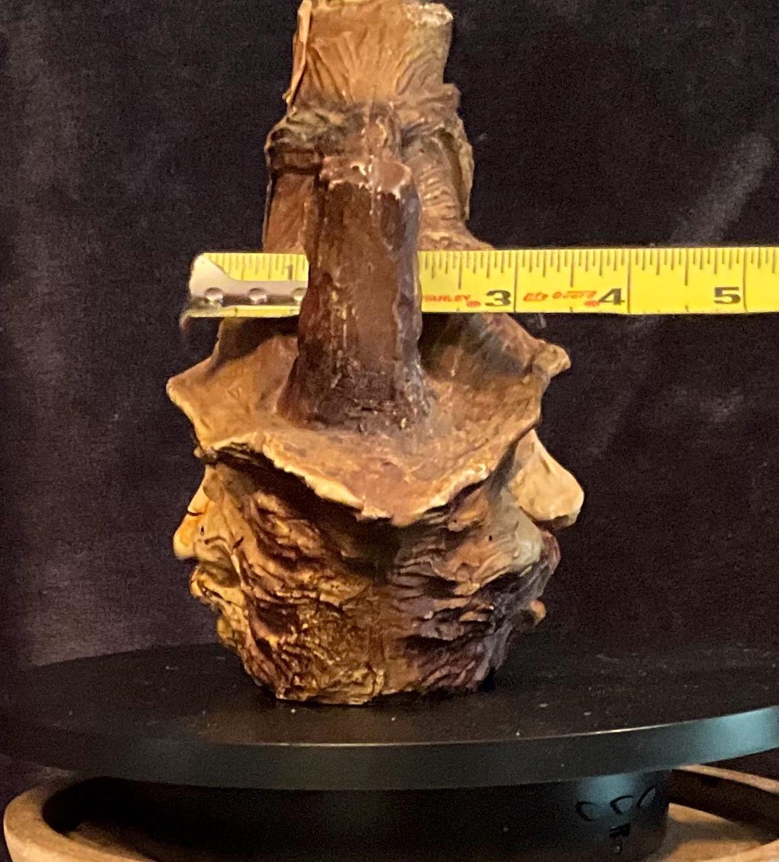 Vintage Rare Faux Wood Tree Bark Wood Spirit Decanter With Face on Both ...