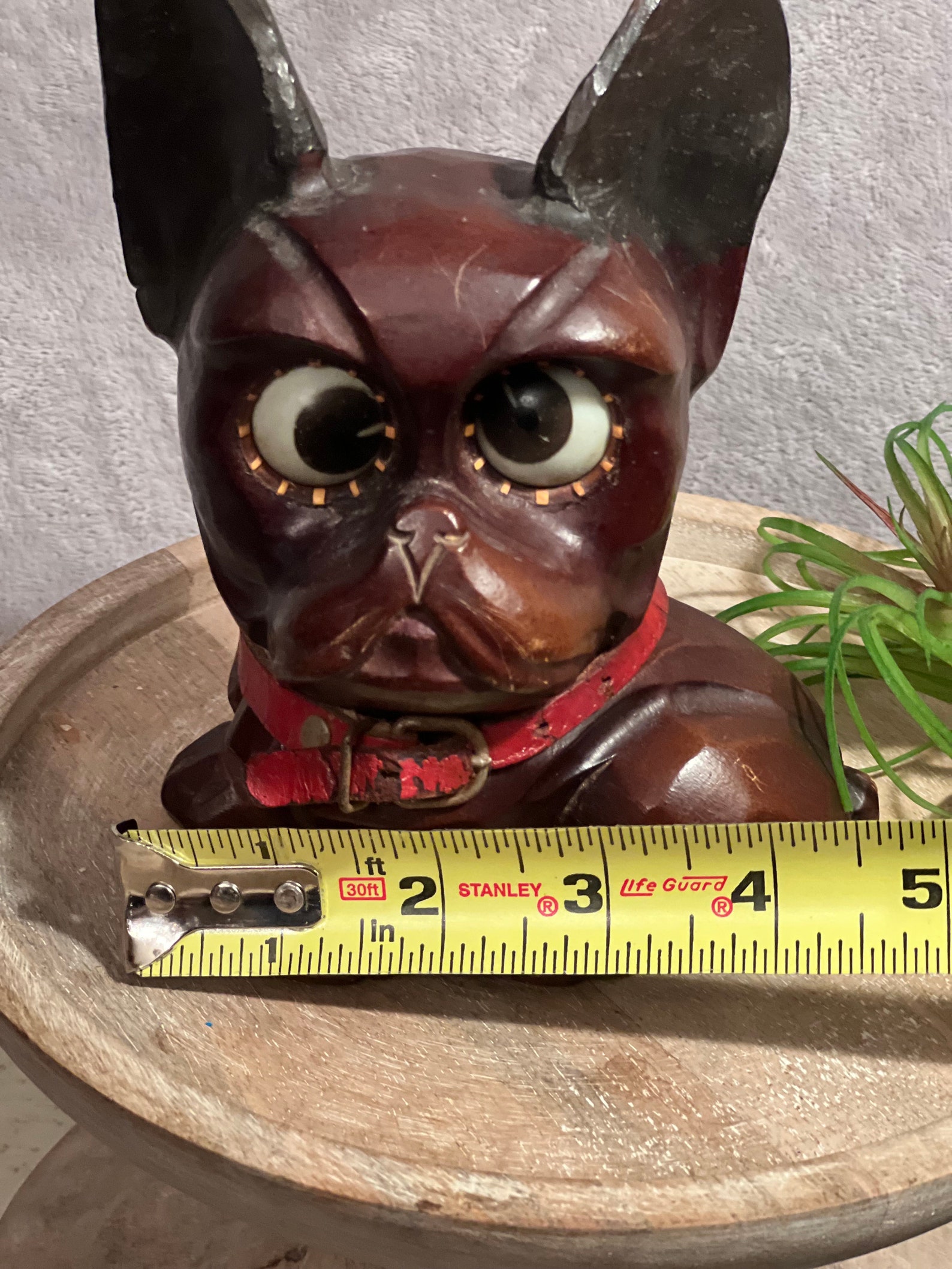 Antique Oswald German Googly Eye Clock French Bulldog; Very Rare ...