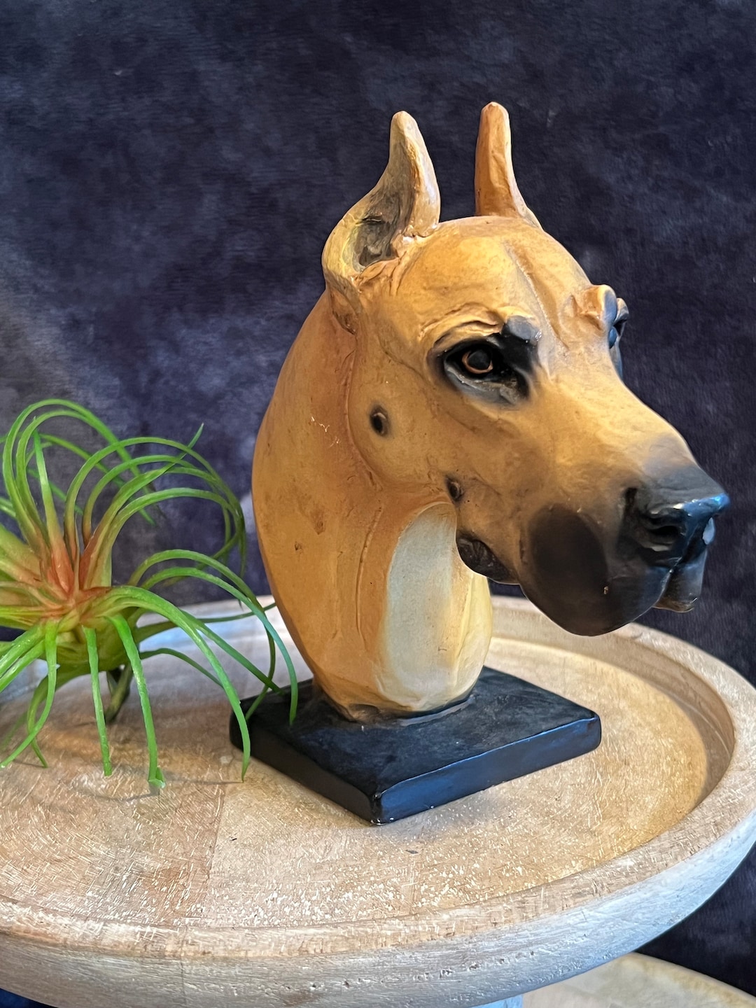 Very Rare Vintage Jan Allen Great Dane Sculpture; Very Realistic Great Dane Head; - Etsy