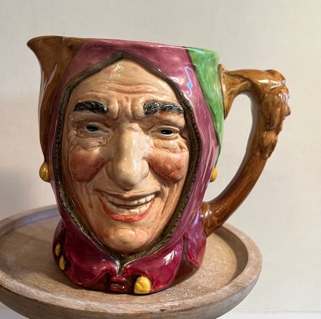 Royal Doulton Character Jug Large Touchstone/the Jester Toby Jug/mug - Etsy