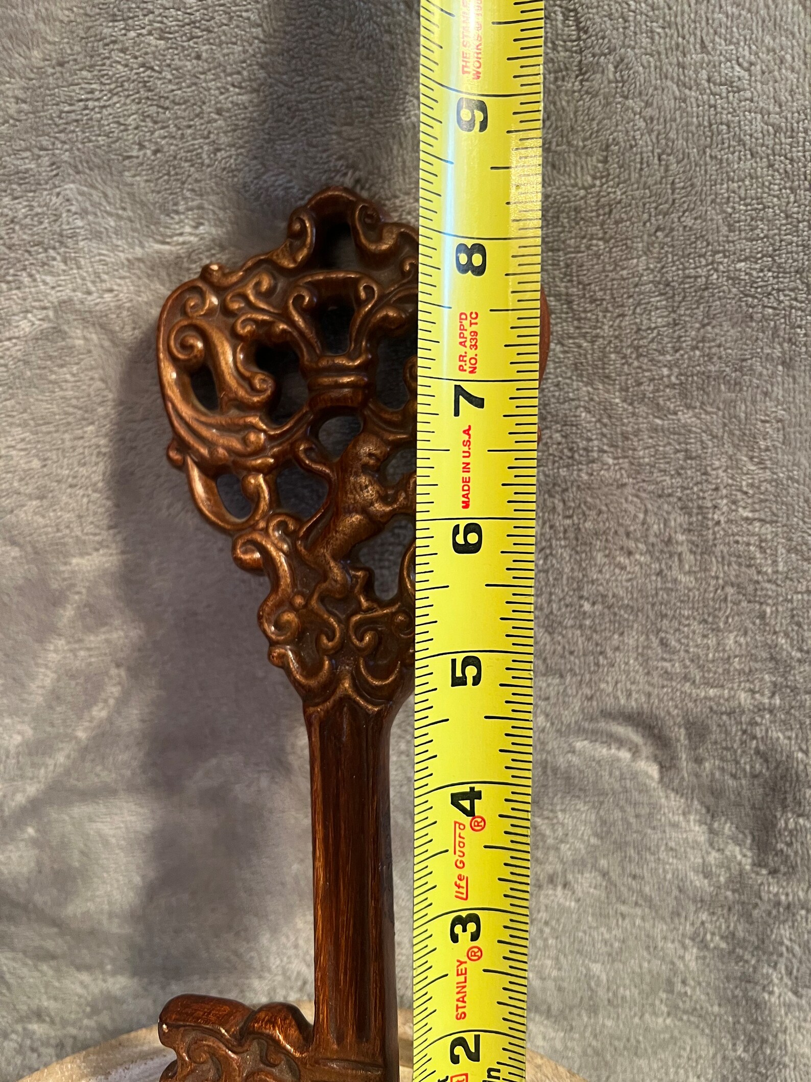 Vintage Ceramic Ornate Gold Key/hollywood Regency Style Wall - Etsy