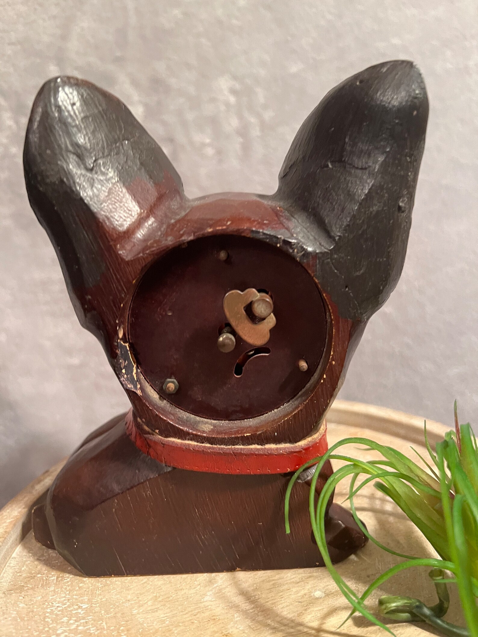 Antique Oswald German Googly Eye Clock French Bulldog; Very Rare ...