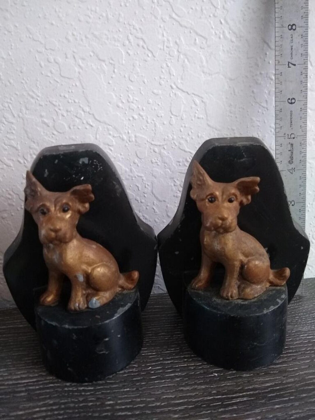 Vintage Cast Metal Scottie Bookends Scottish Terrier Bookends - Etsy