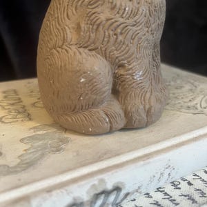 Vintage/antique Kewpie Dog Chalkware Figurine; Carnival Prize - Etsy