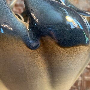 Unique Stoneware Vase; Eclectic Pottery Bowl; Flower Looking Vase ...