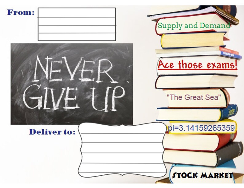 Finals, Final Exam, Final Week, Box Stickers, Address Labels, Shipping ...