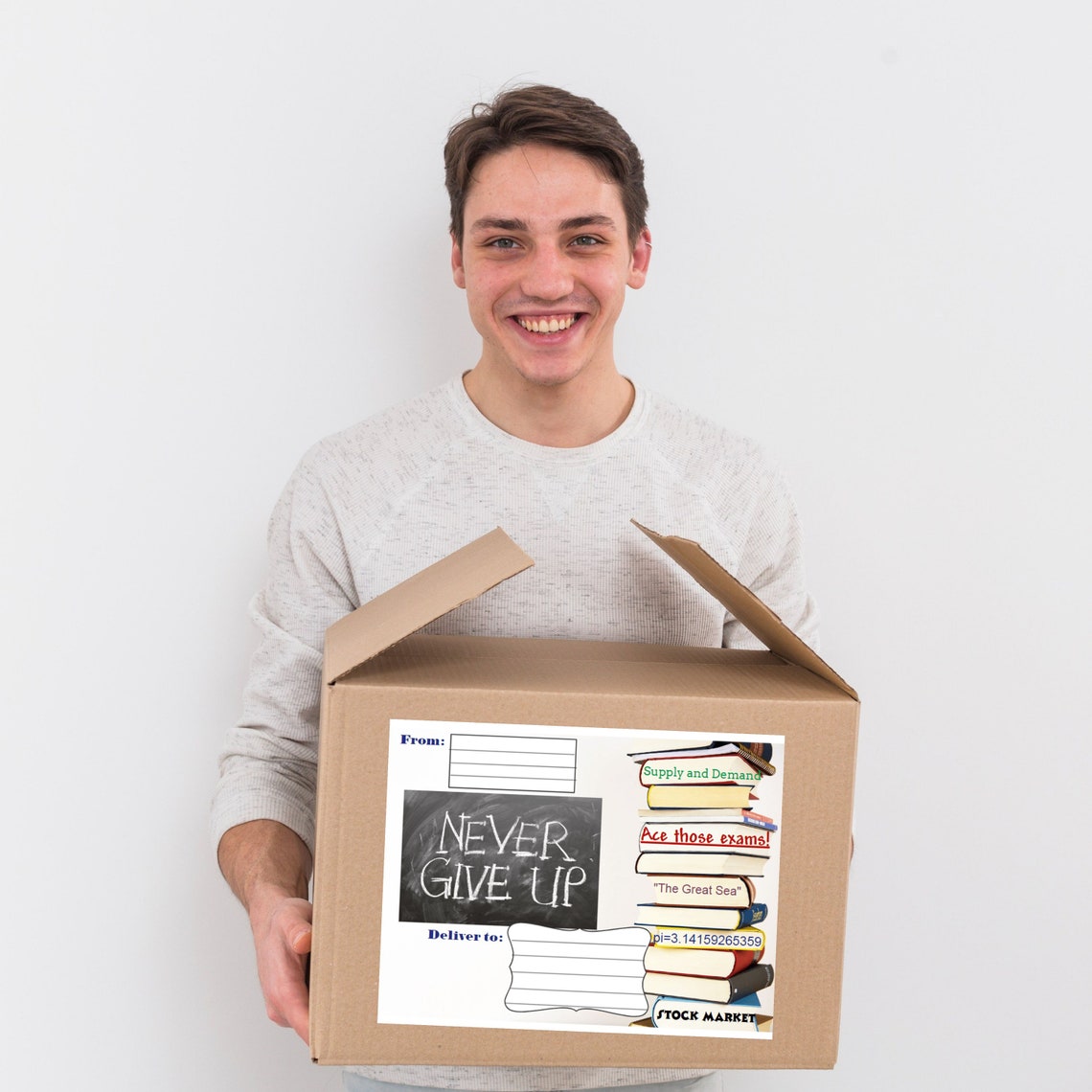 Finals, Final Exam, Final Week, Box Stickers, Address Labels, Shipping ...